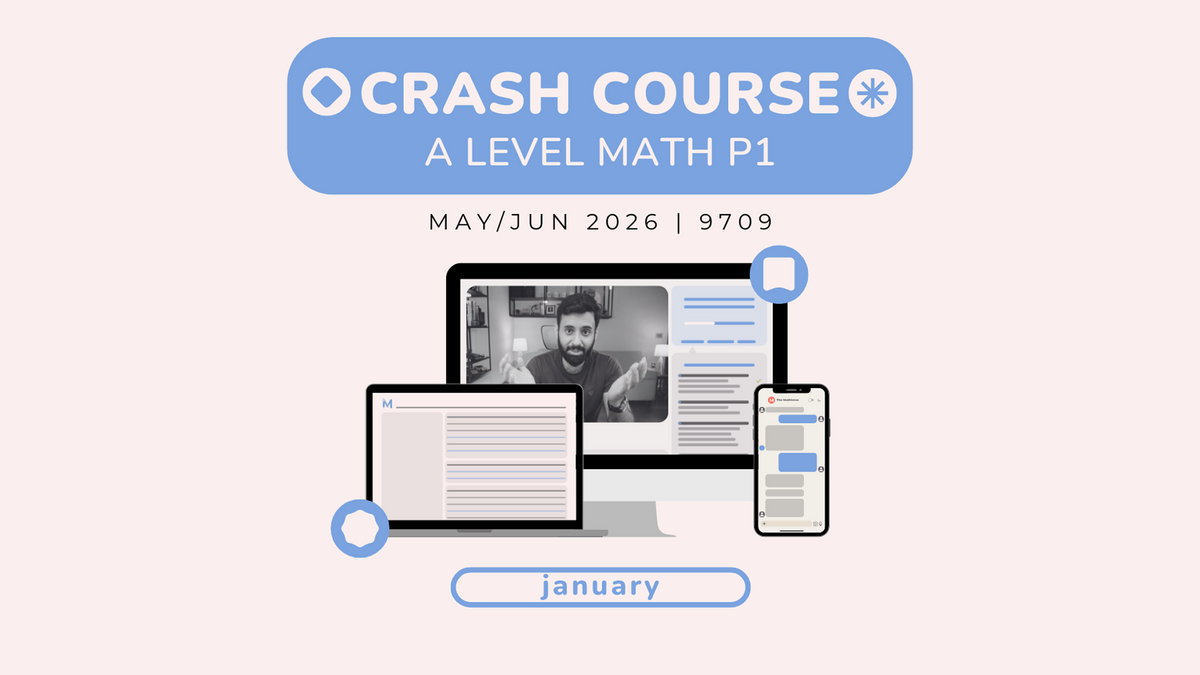 A Level MATH - P1 - MAY/JUN 2026 - Recordings – Mathlete by Saad